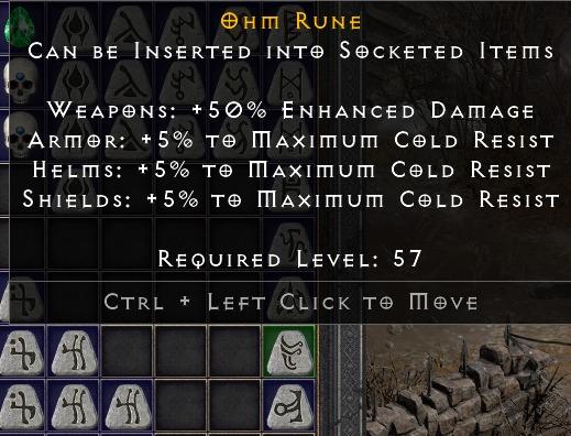 Diablo 2 Resurrected - OHM RUNE, Video Gaming, Video Games, Others on ...