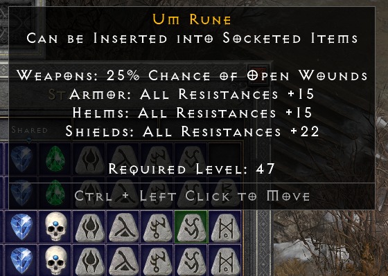 Diablo 2 Resurrected - UM RUNE, Video Gaming, Video Games, Others on ...