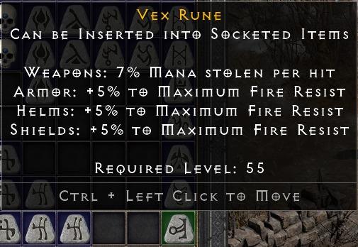 Diablo 2 Resurrected - VEX RUNE, Video Gaming, Video Games, Others on ...