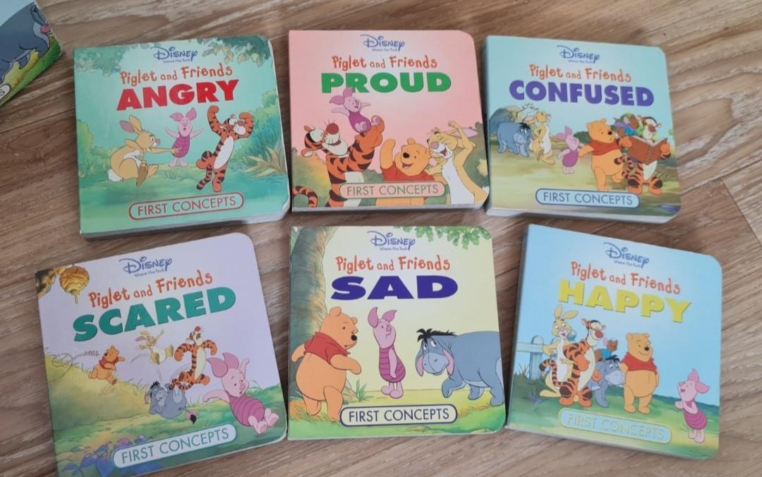 Disney Books Piglet's Feelings & Princesses, Hobbies & Toys, Books ...