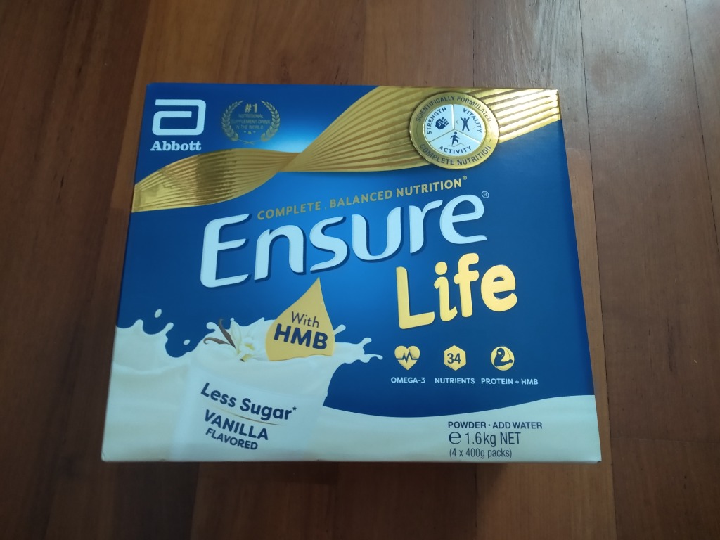 Ensure Life with HMB, Vanilla, 4 x 400g, Babies & Kids, Nursing ...