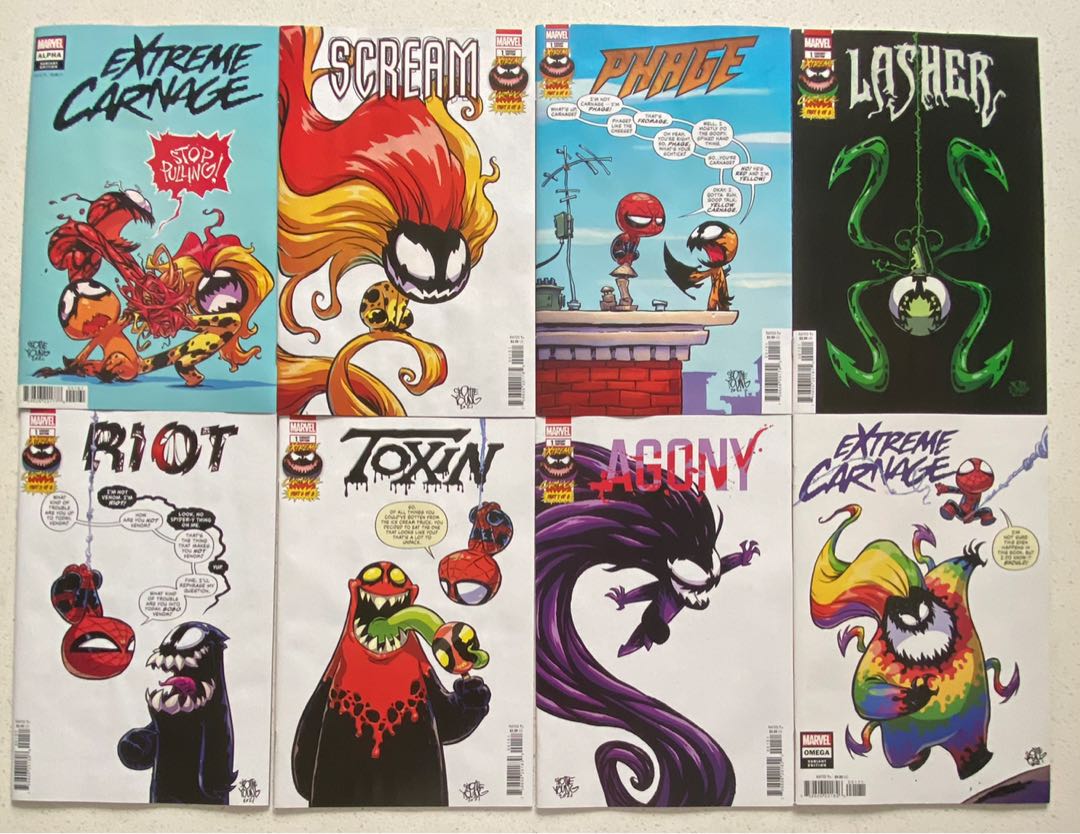 Extreme Carnage (Complete) - Marvel Comics, Hobbies & Toys, Books ...