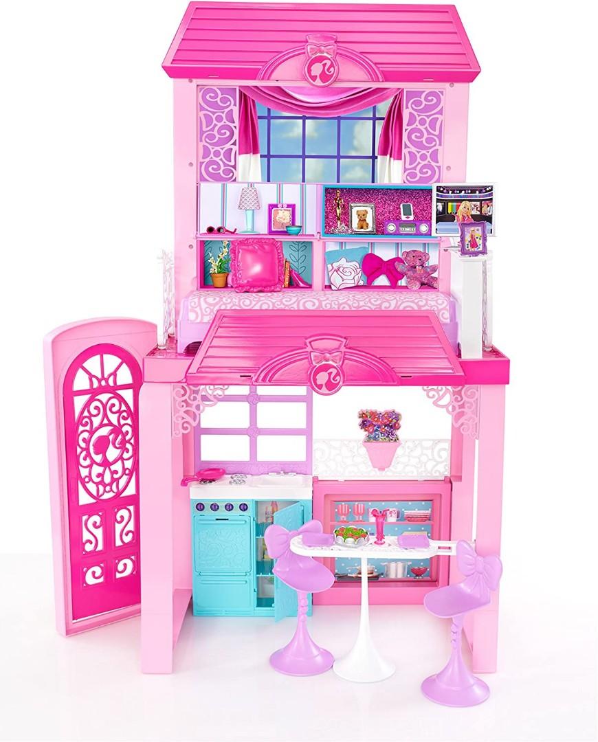 Mattel Barbie Glam Vacation 2 Storey Doll House 70cm, Hobbies & Toys ...
