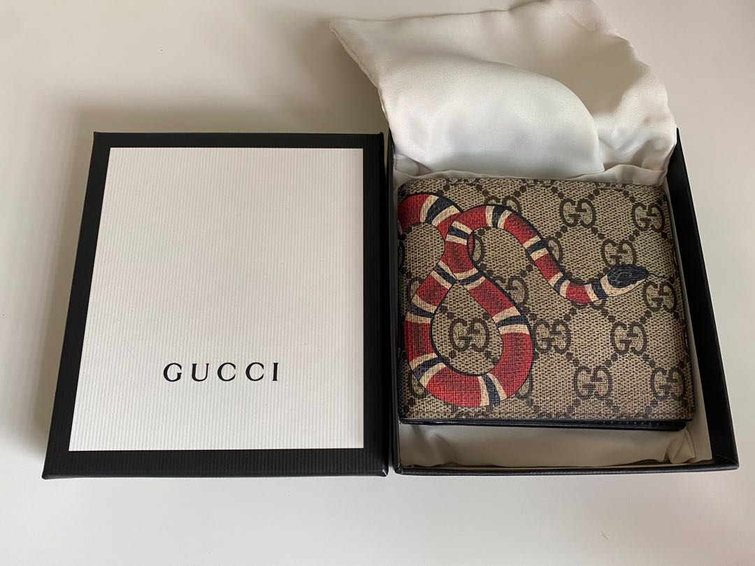 Gucci Snake Wallet, Men's Fashion, Watches & Accessories, Wallets ...