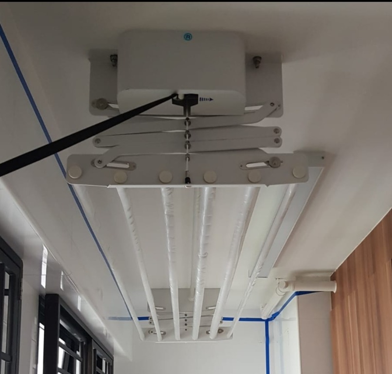 Hdb clothes/ laundry rack, Furniture & Home Living, Home Improvement ...