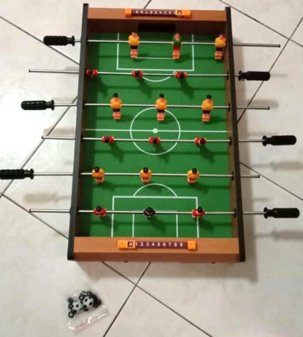 home portable table soccer football board game football boardgame for ...