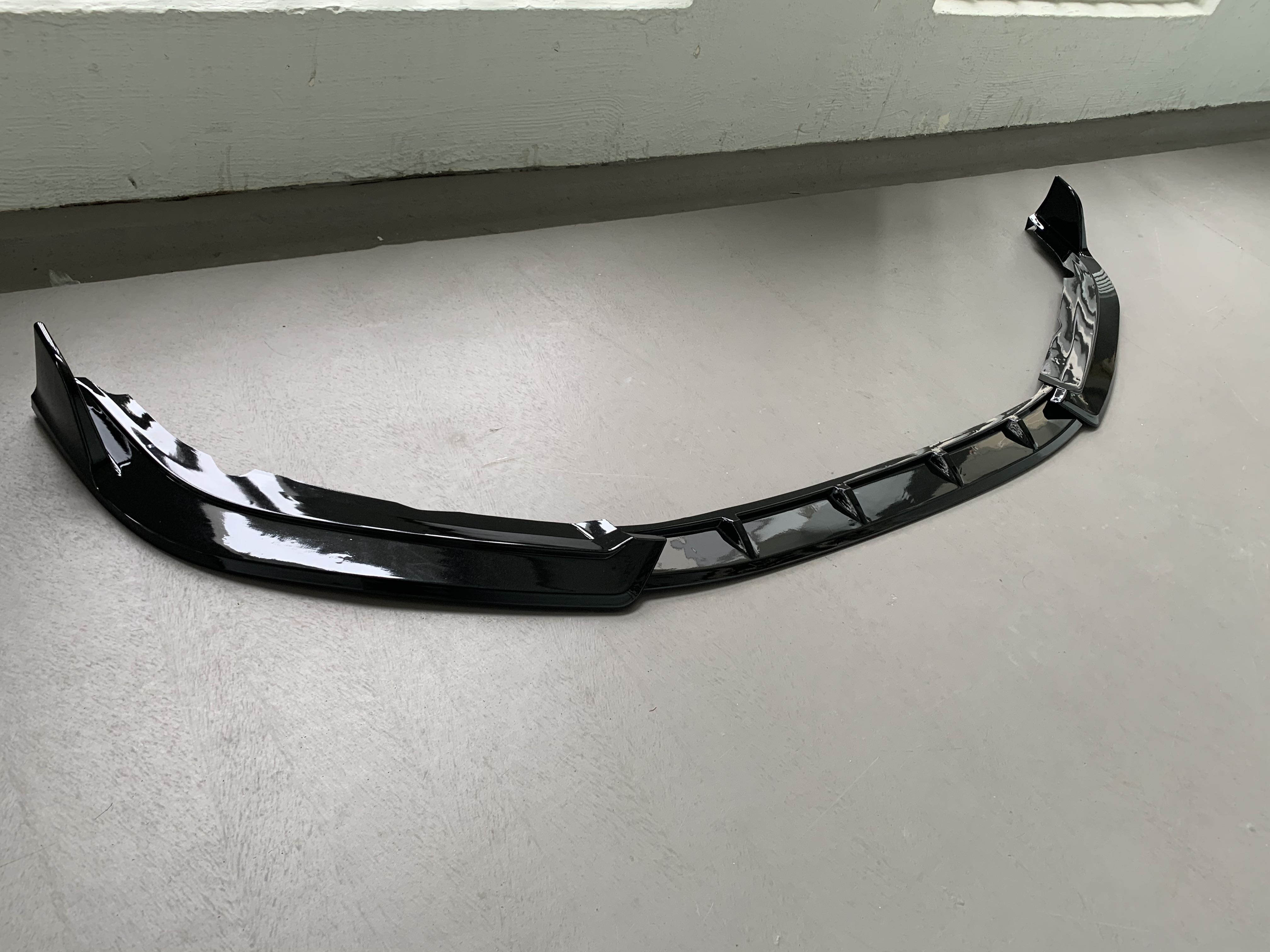 Honda Civic FC front lip glossy black / carbon fibre direct fitting ...
