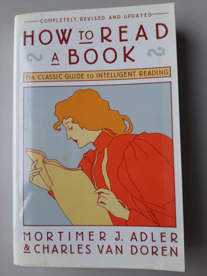How to Read a Book, Hobbies & Toys, Books & Magazines, Fiction & Non ...