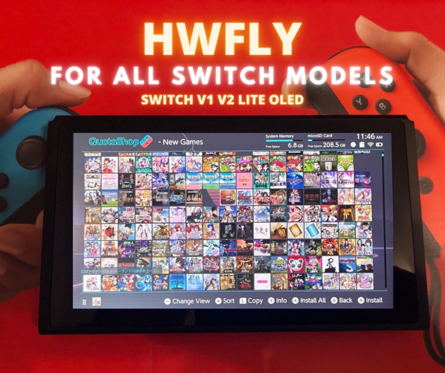 HWFLY Modchip Switch V1/V2 | Switch Lite , Video Gaming, Gaming ...