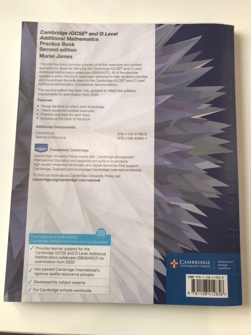 IGCSE Add Maths Practice Book, Hobbies & Toys, Books & Magazines ...