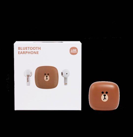 INSTOCK minimalist cute cartoon line friends mr brown earpiece ...