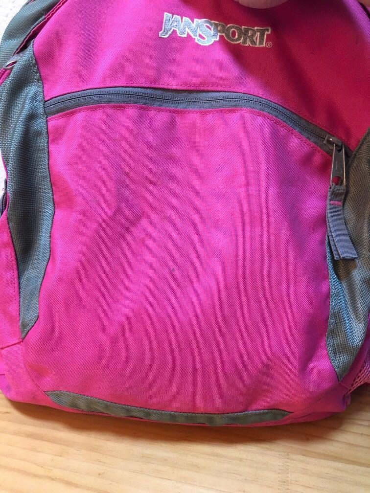 Jansport Hot Pink Backpack, Women's Fashion, Bags & Wallets, Backpacks ...