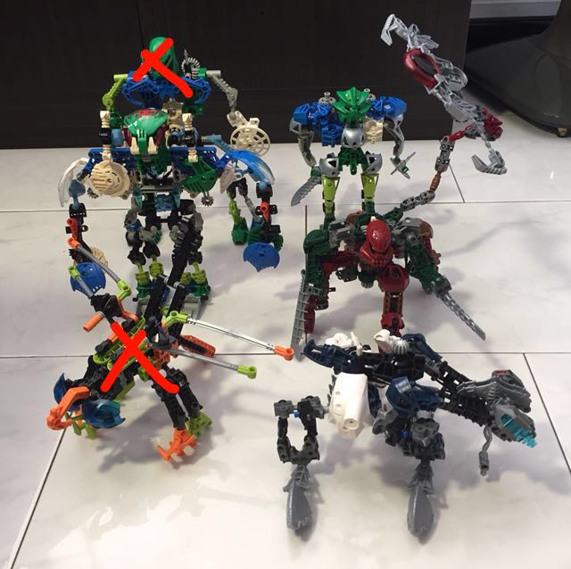 LEGO BIONICLE COMBINERS, Hobbies & Toys, Toys & Games on Carousell