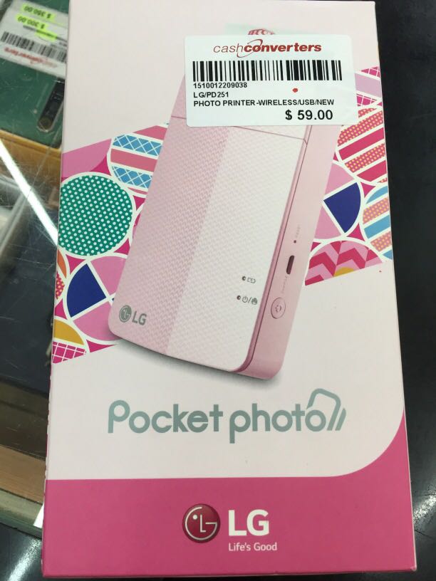 LG Photo Printer -PD251 (Pink), Computers & Tech, Printers, Scanners ...