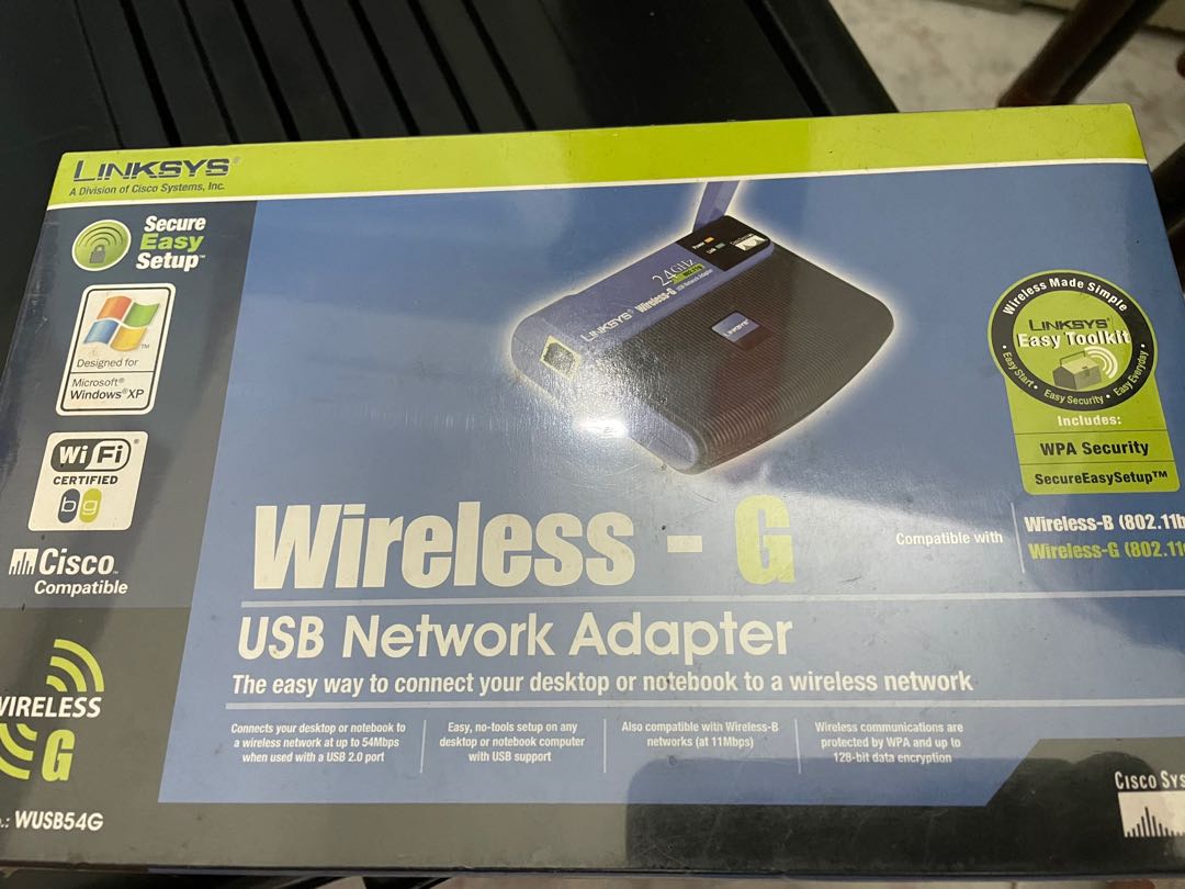 linksys wireless G usb adapter, Computers & Tech, Parts & Accessories ...