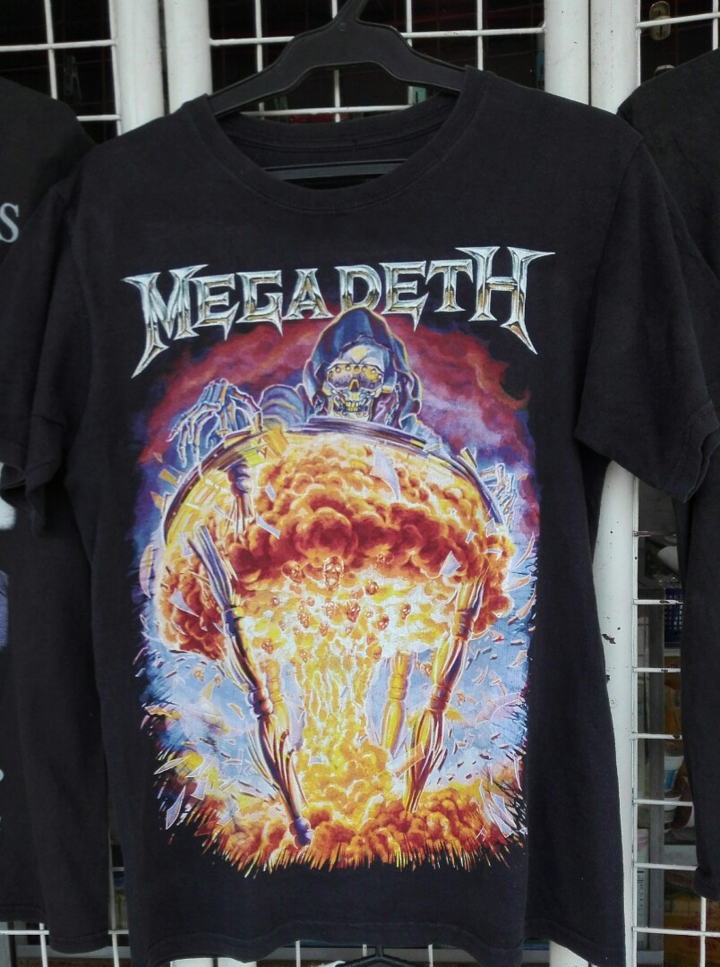 Megadeth, Men's Fashion, Tops & Sets, Tshirts & Polo Shirts on Carousell