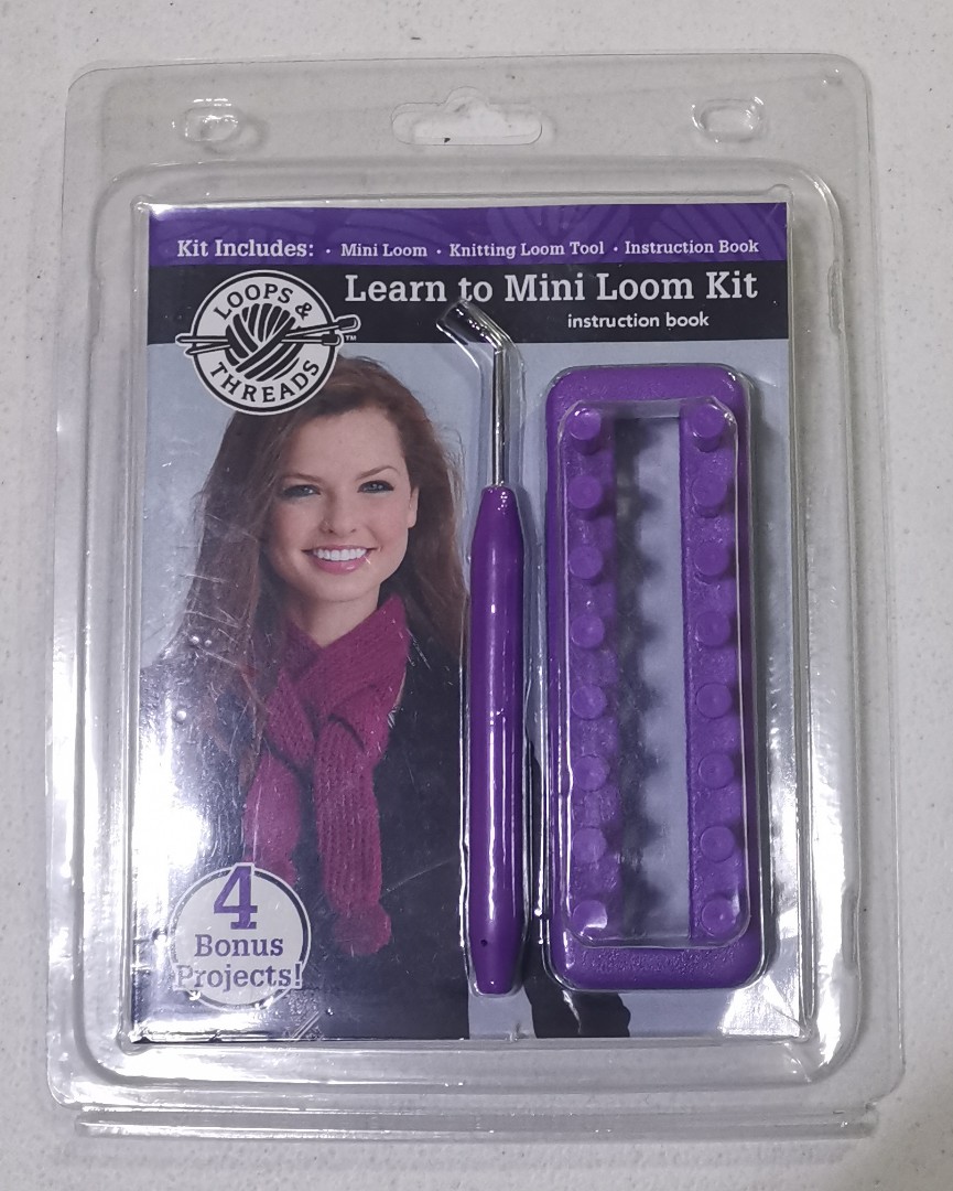 Mini Loom Kit, Hobbies & Toys, Stationary & Craft, Craft Supplies ...