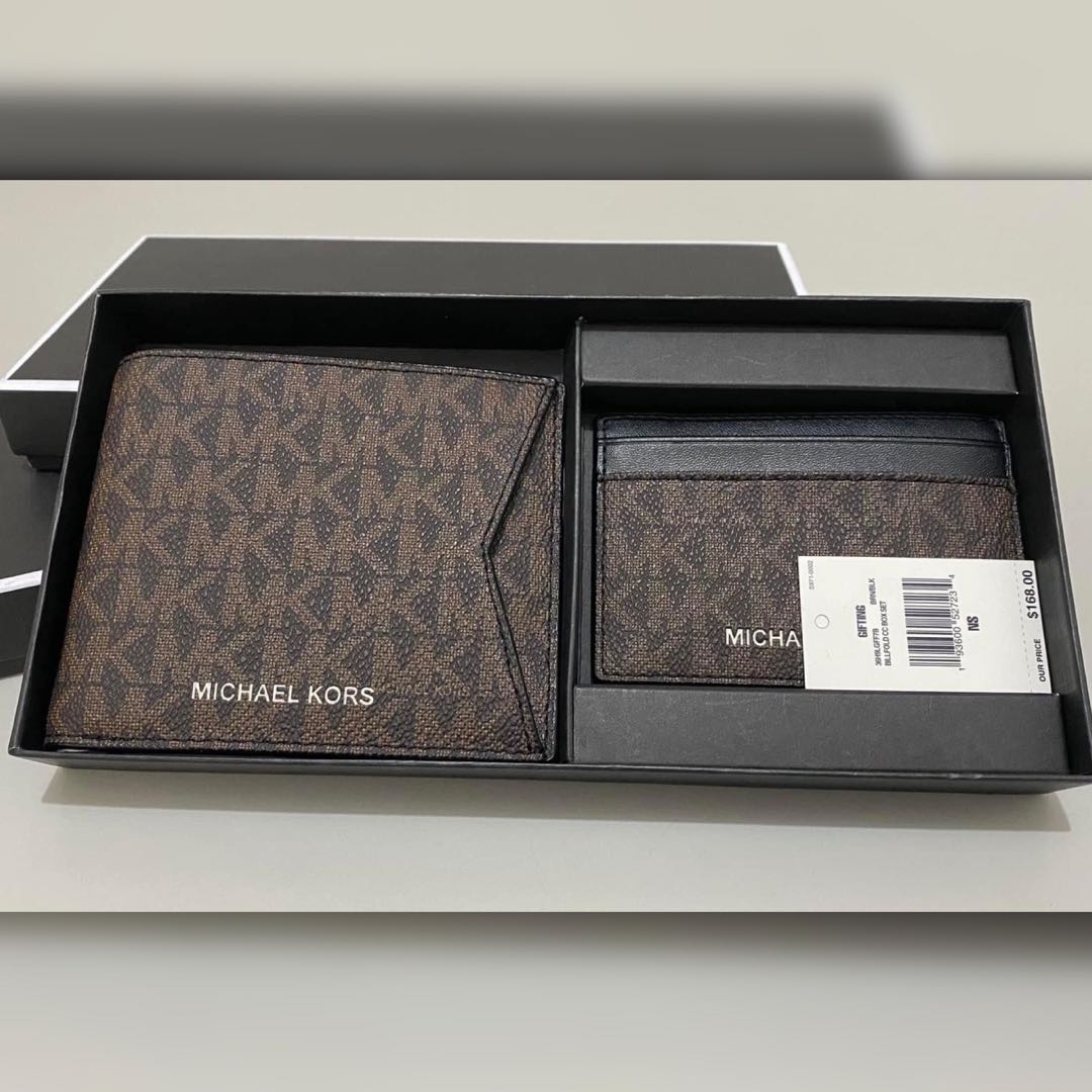 MK billfold box set men Original, Men's Fashion, Watches & Accessories ...