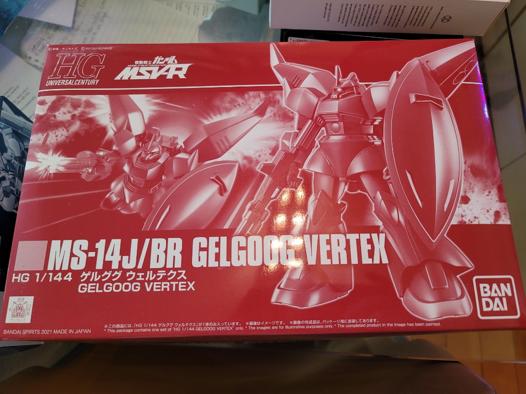 MS-14J/BR GELGOOG VERTEX 高達紅彗星模型, 興趣及遊戲, 玩具 & 遊戲類 - Carousell