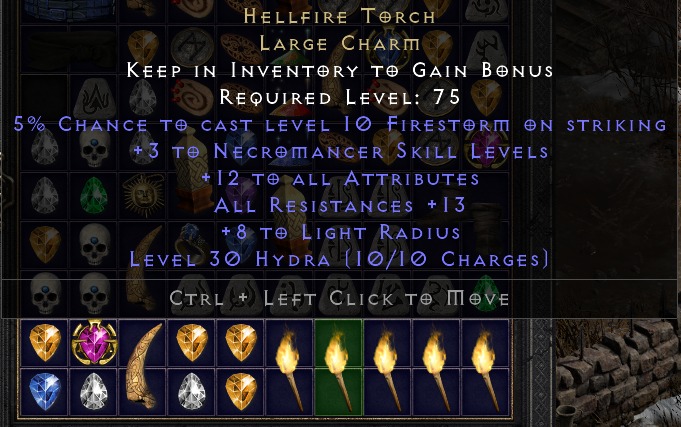 Necromancer torch 12/13 / Diablo 2 resurrected / d2r, Video Gaming ...