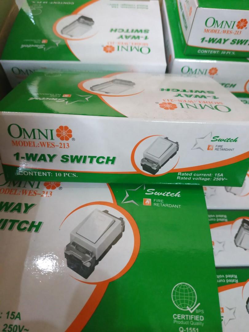 Omni One Way Switch Wide Series, Commercial & Industrial, Construction ...