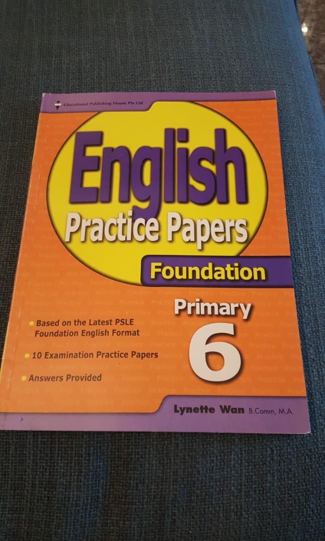 P6 Foundation English Practice Papers, Hobbies & Toys, Books ...