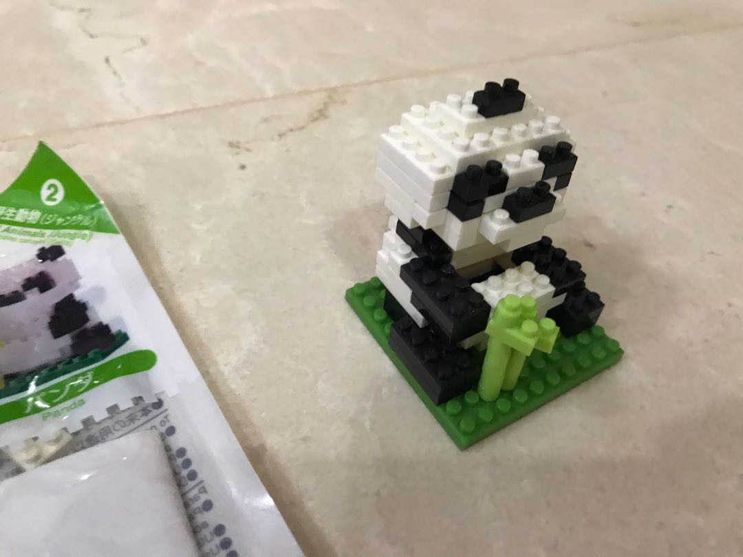 Panda Miniature Lego brick Toys, Hobbies & Toys, Toys & Games on Carousell