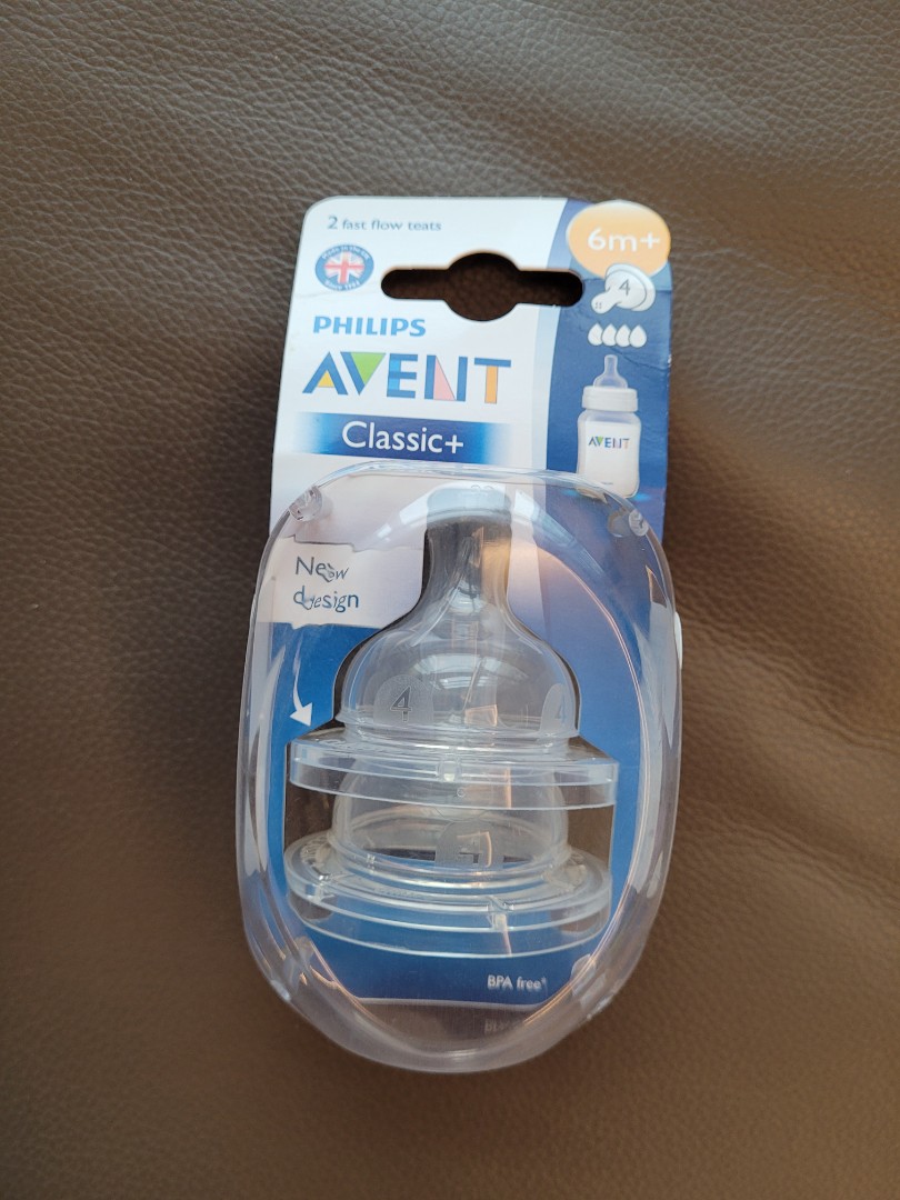 Philips Advent Classic bottle teats 6m+, Babies & Kids, Nursing ...