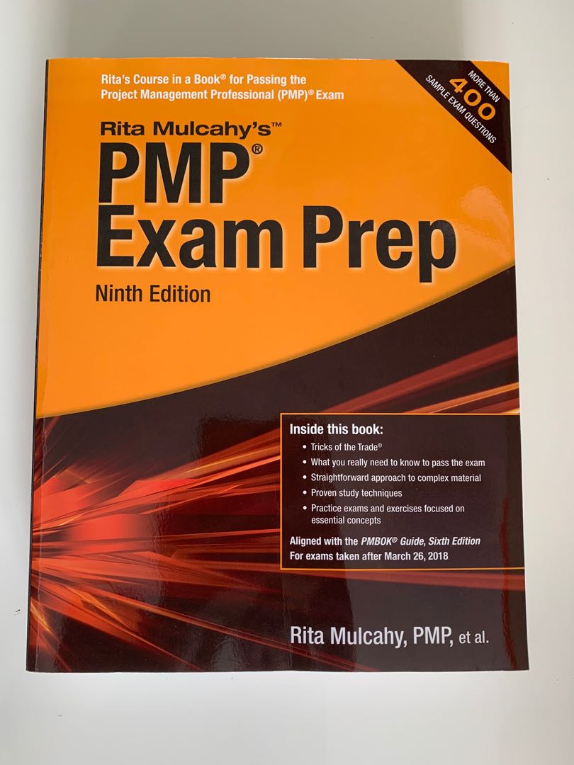 PMP Exam Prep - by Rita Mulcahy 9th Edition, Hobbies & Toys, Books ...