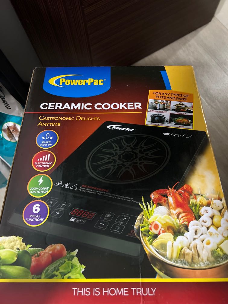Powerpac Ceramic Cooker, TV & Home Appliances, Kitchen Appliances ...