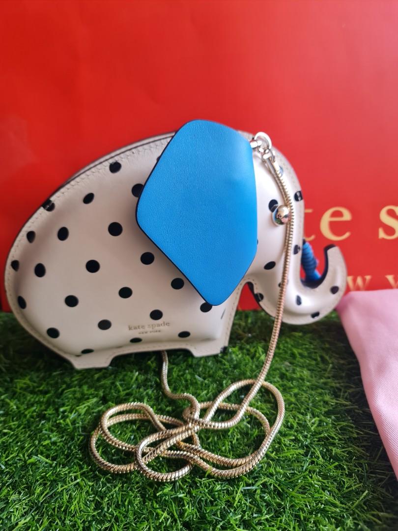 Rare Kate Spade Tiny Cabana Dot Elephant Crossbody, Luxury, Bags ...
