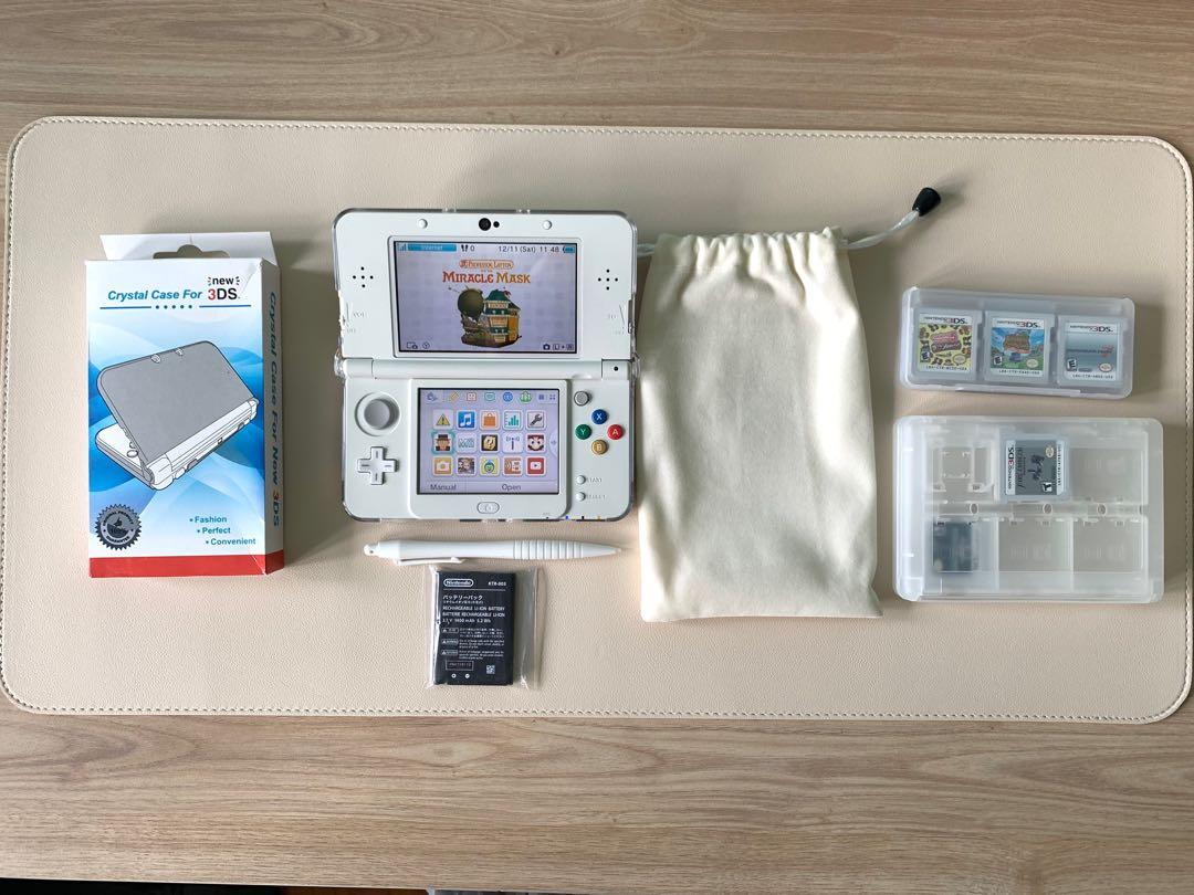 RARE "New" Nintendo 3DS (Regular, white, non-XL, non-modded), Video ...