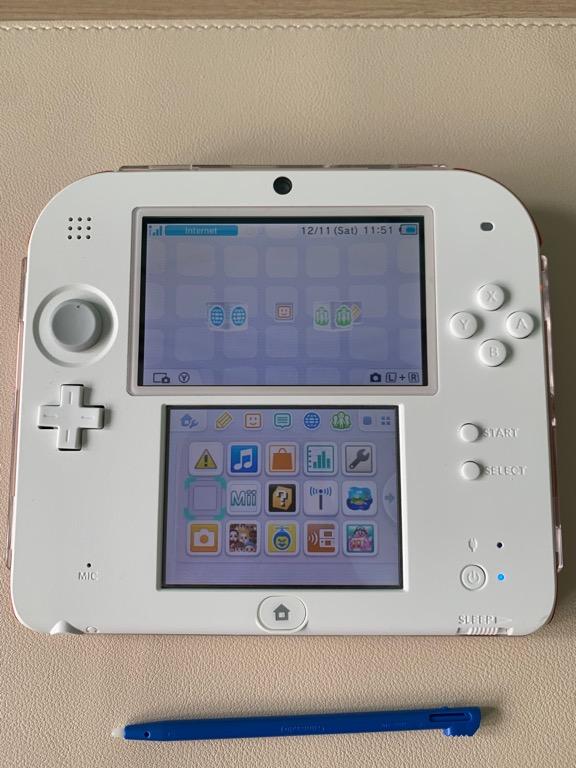 RARE Nintendo 2DS (White, refurbished, NON-modded), Video Gaming, Video ...