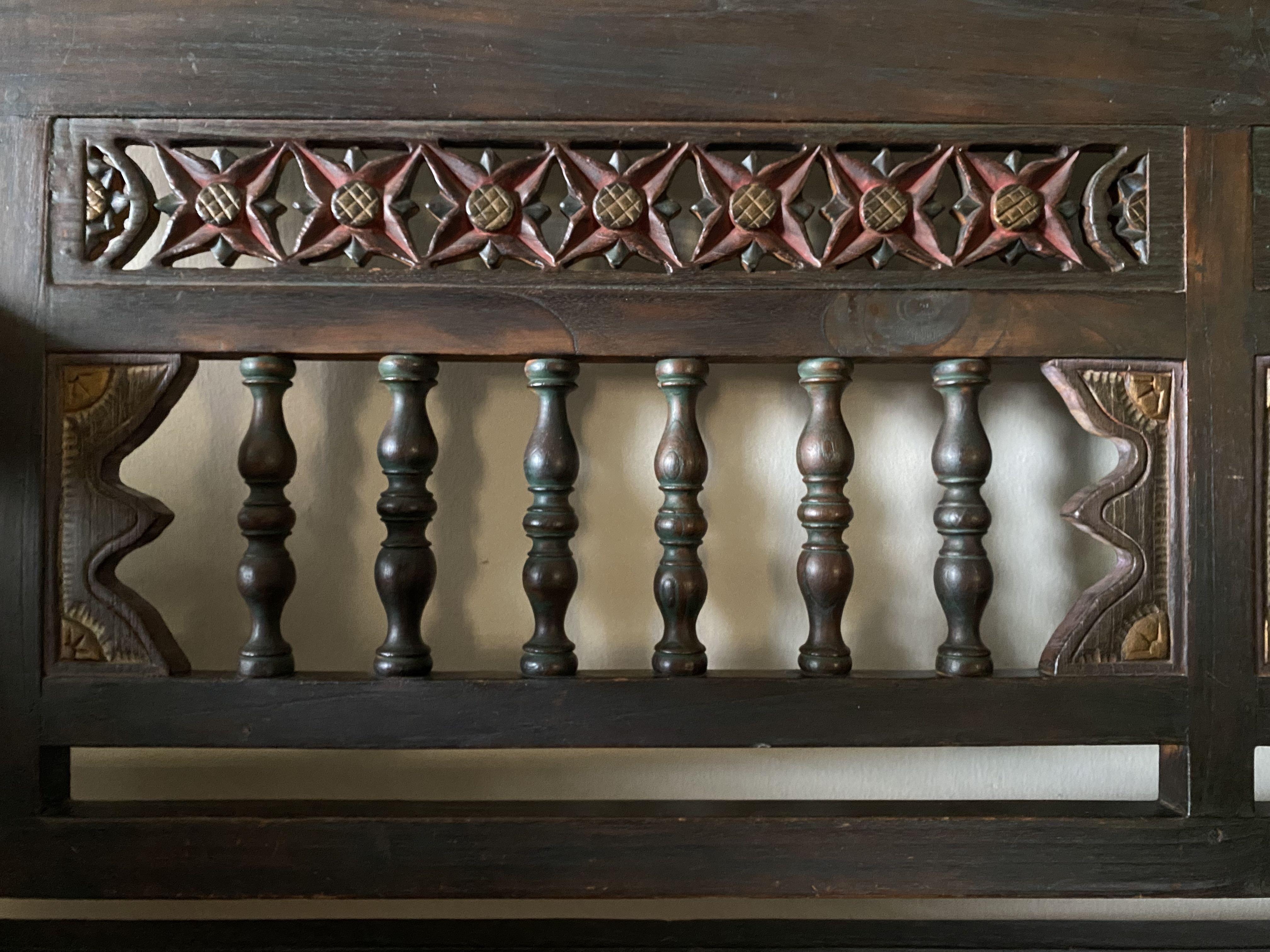 Rustic Teakwood Balinese Bench / Chair, Furniture & Home Living ...