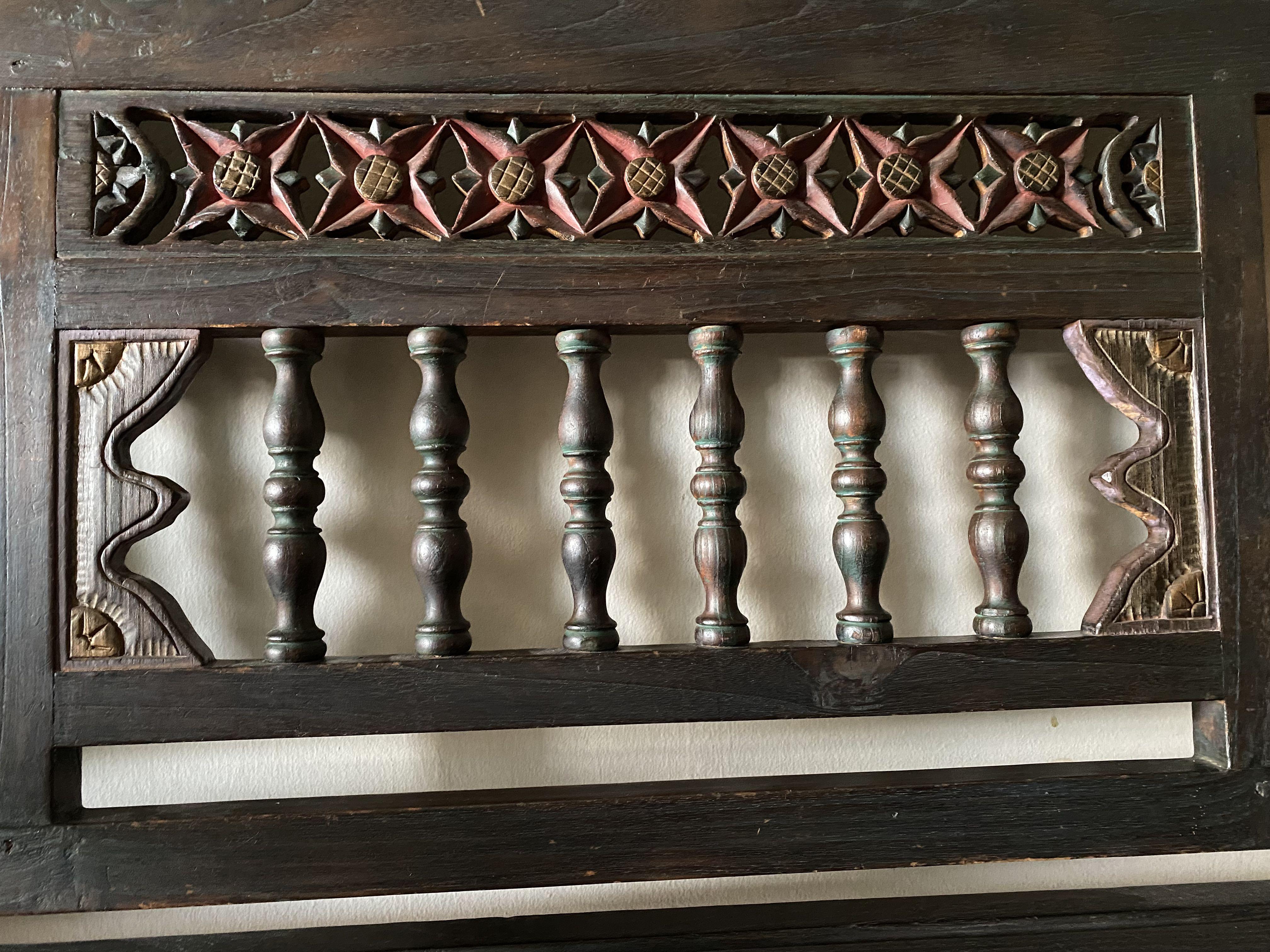 Rustic Teakwood Balinese Bench / Chair, Furniture & Home Living ...