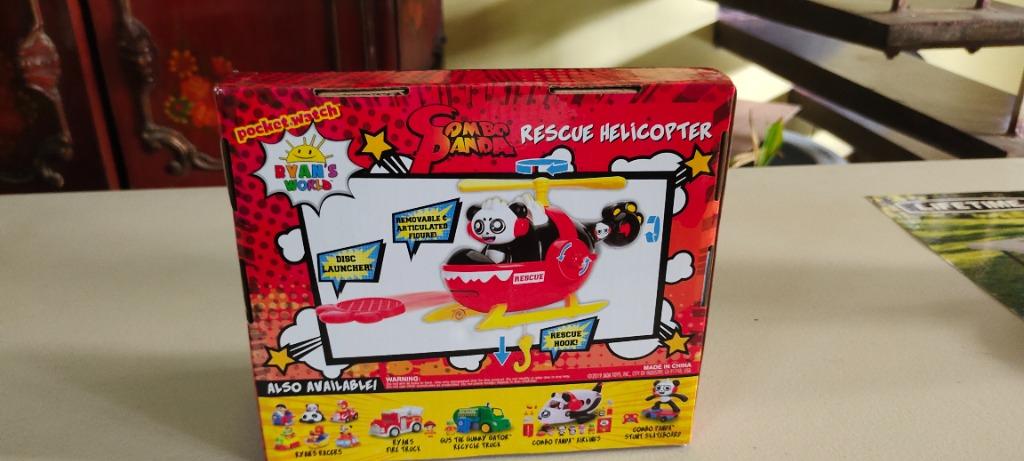 RYAN'S WORLD COMBO PANDA RESCUE HELICOPTER, Hobbies & Toys, Toys ...