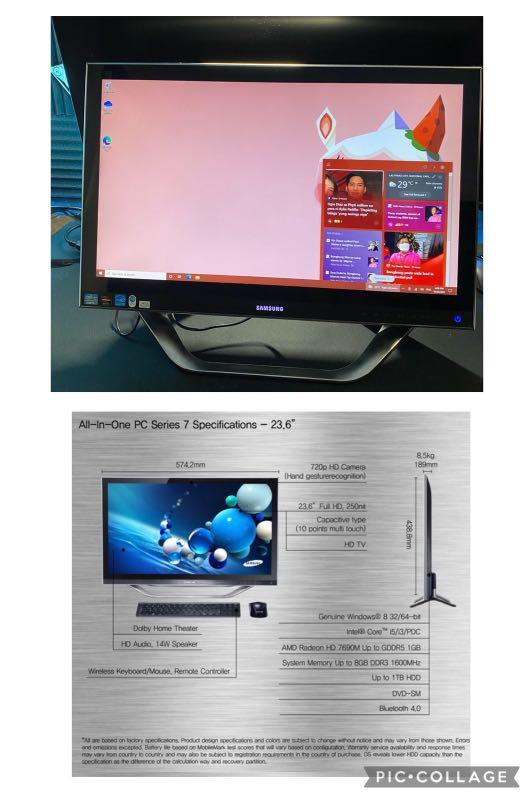 Samsung All In One PC, Computers & Tech, Desktops on Carousell