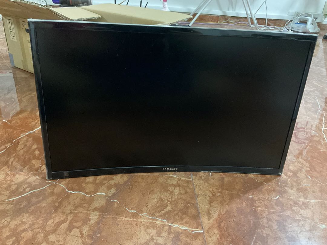 Samsung curved monitor screen 24 inch c24f390fhe, Computers & Tech ...
