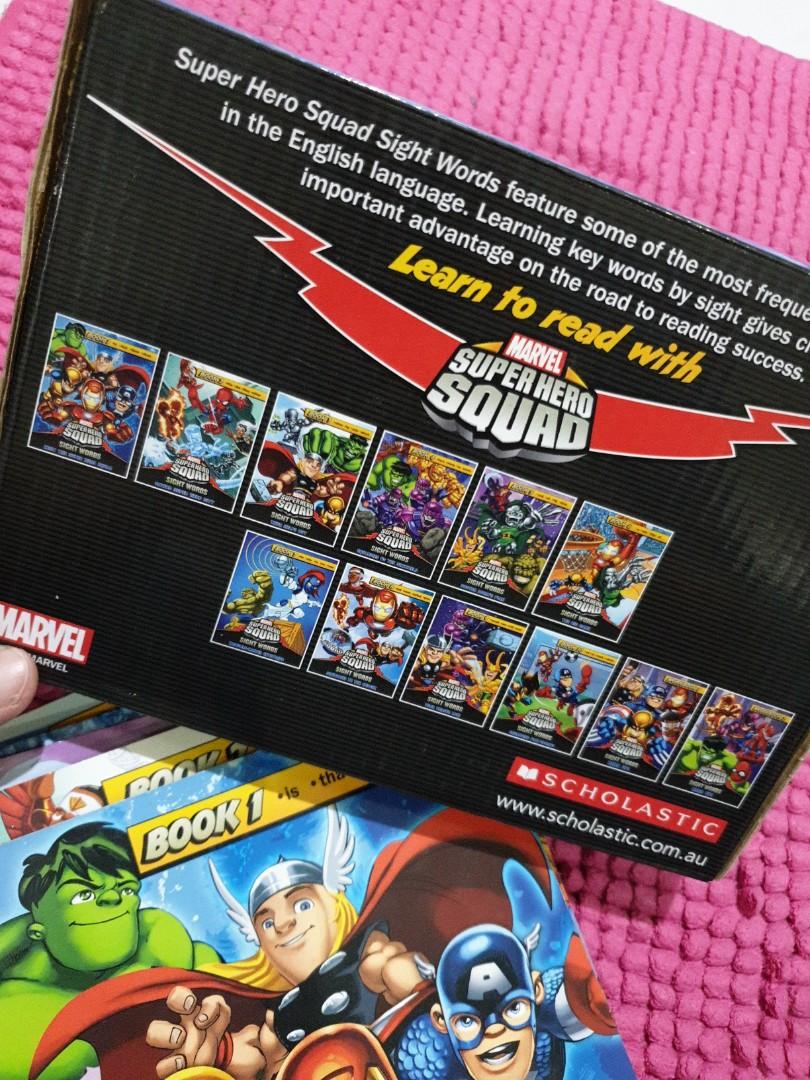Scholastic Sight Words Marvel Superhero Squad, Hobbies & Toys, Books ...