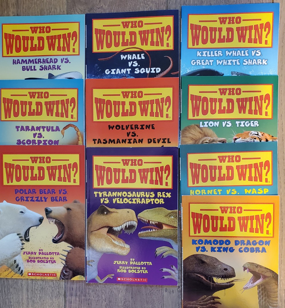 Scholastic Who Would Win, 興趣及遊戲, 書本 & 文具, 小朋友書 - Carousell