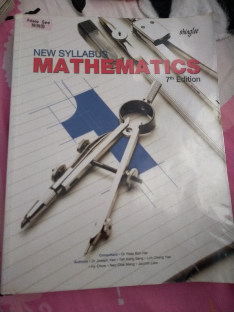 Sec 1 math textbook, Hobbies & Toys, Books & Magazines, Textbooks on ...
