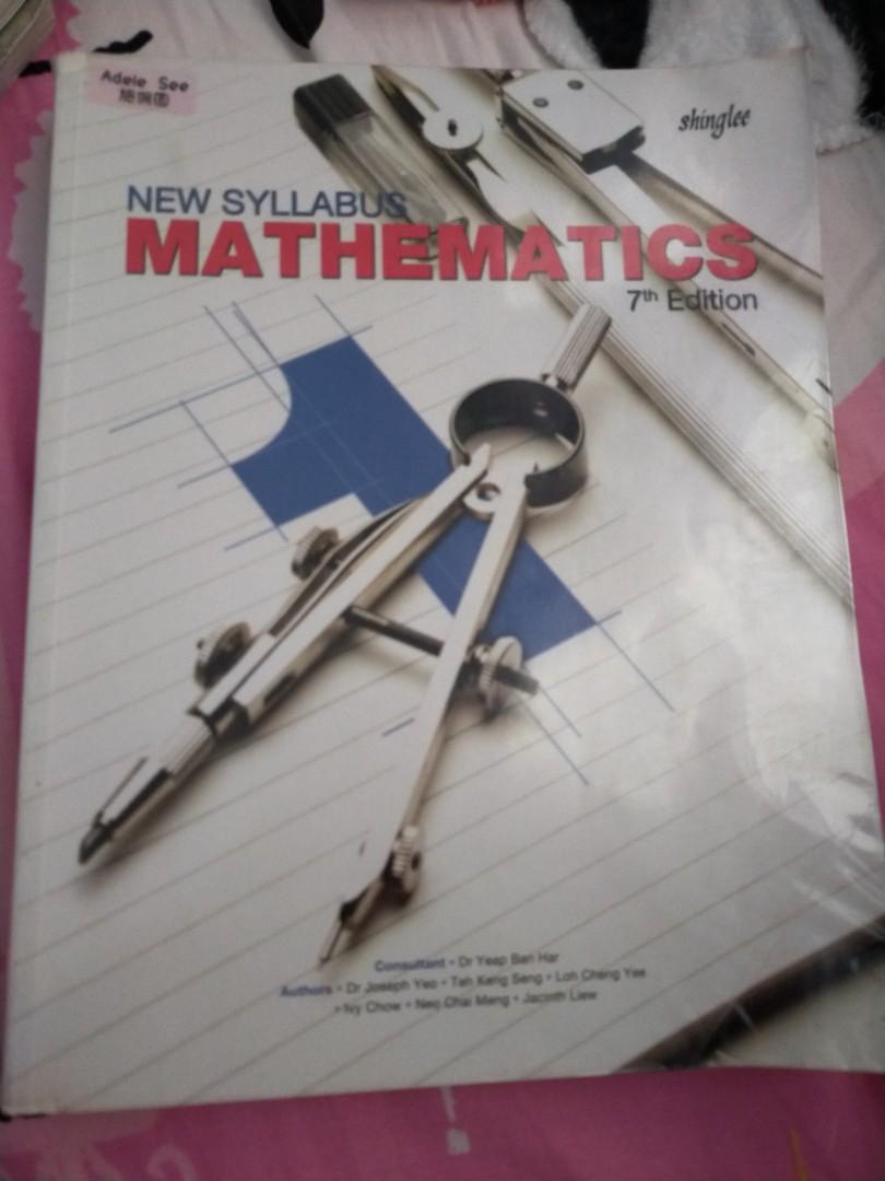 Sec 1 math textbook, Hobbies & Toys, Books & Magazines, Textbooks on ...