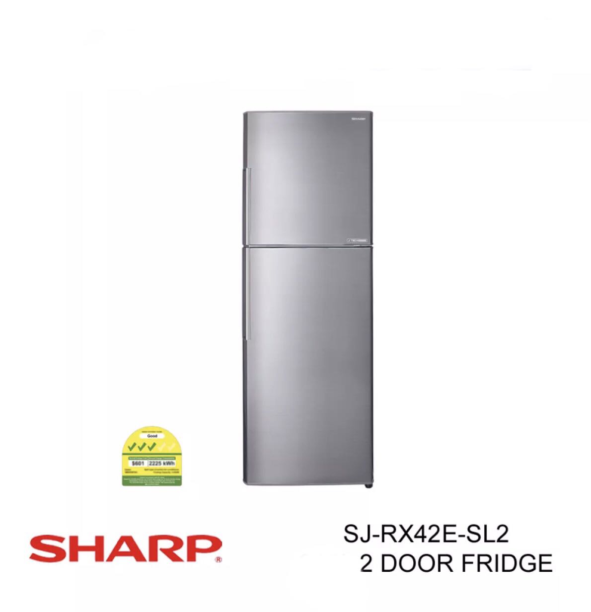 Sharp 317L 2 door fridge SJ-RX42 - Brand New, TV & Home Appliances ...