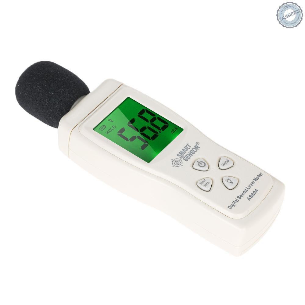 SMART SENSOR Mini Digital Sound Level Meter LCD Display Noise Meter ...