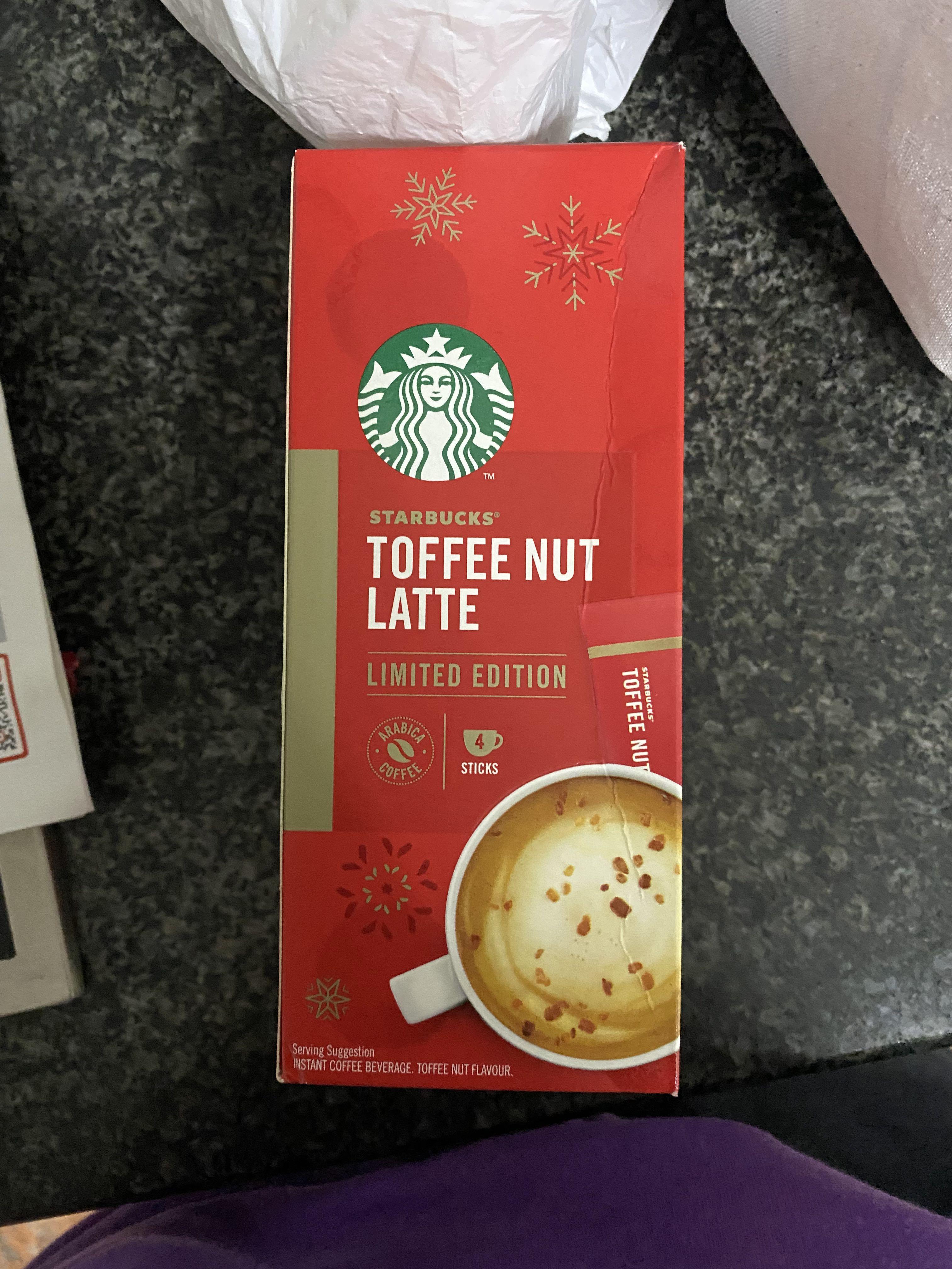 Starbucks Toffee Nut Latte Limited Edition, Food & Drinks, Beverages on ...