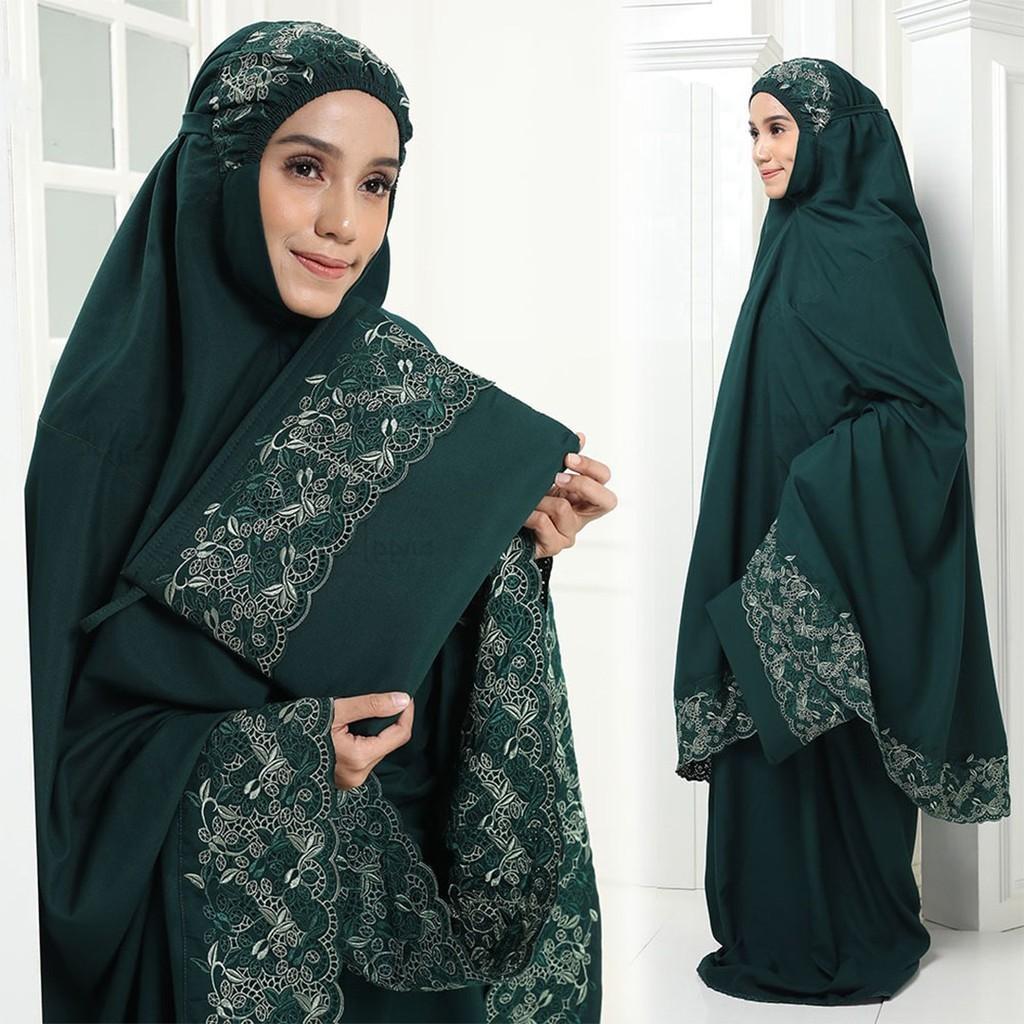 TELEKUNG SITI KHADIJAH LABEL ALIDA, Women's Fashion, Muslimah Fashion ...