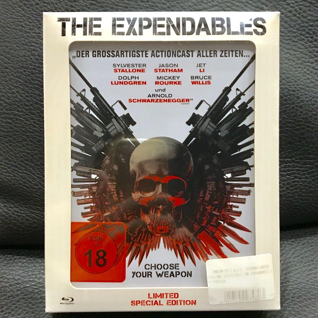 THE EXPENDABLES Blu-ray Hero Pack Steelbook, EXPENDABLES 2 Blu-ray ...