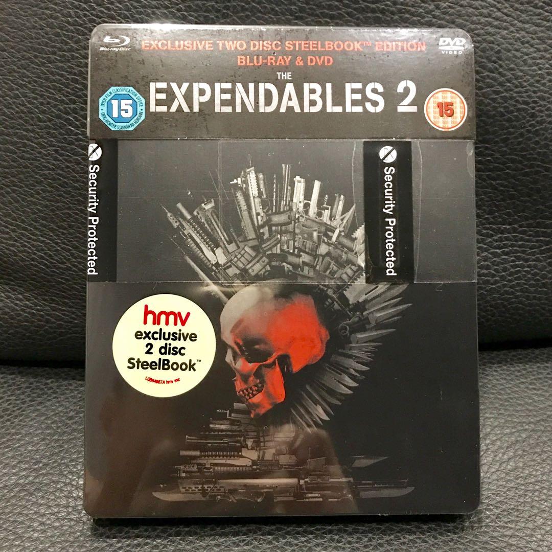 THE EXPENDABLES Blu-ray Hero Pack Steelbook, EXPENDABLES 2 Blu-ray ...