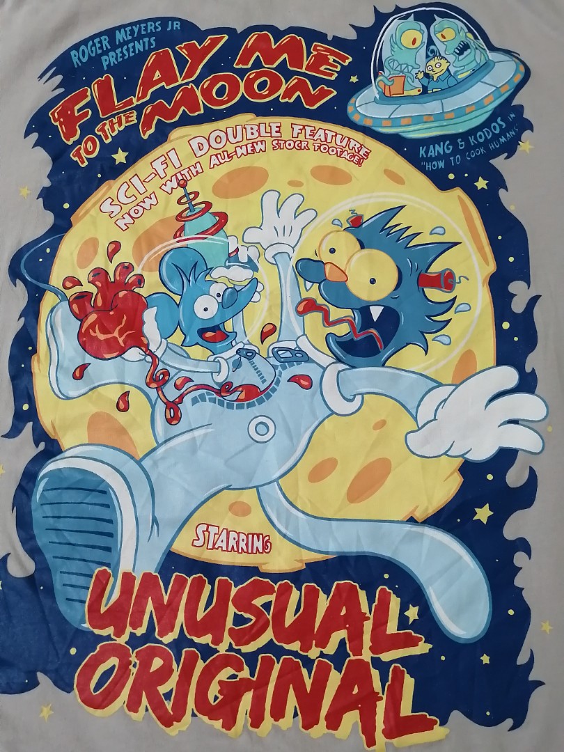 The Simpsons Mullet Type Tee, Men's Fashion, Tops & Sets, Tshirts ...