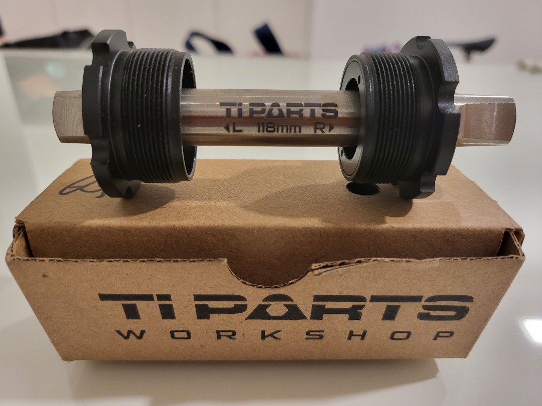 Ti parts square taper bottom bracket for Brompton - enduro, Sports Equipment, Bicycles & Parts ...